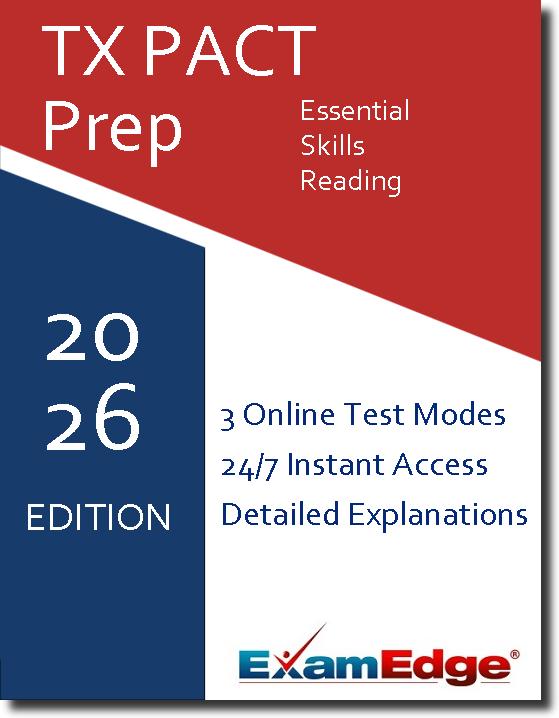 TEXES PACT Essential Acad. Skills Reading Practice Tests